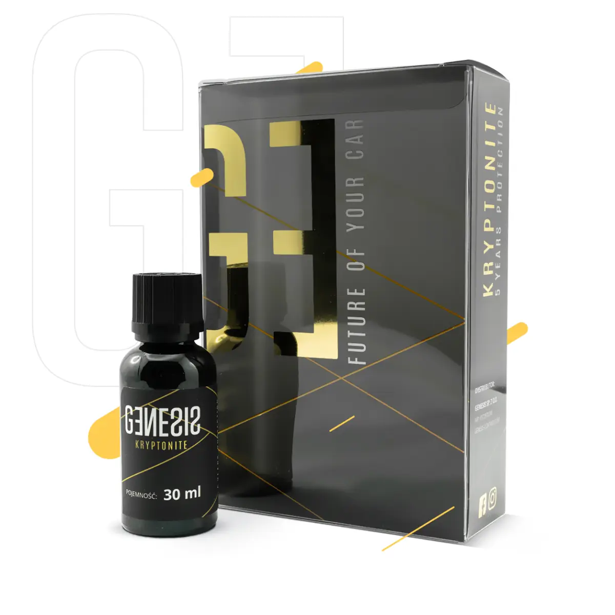 Ceramic Coating GENESIS KRYPTONITE 30ml - GENESIS